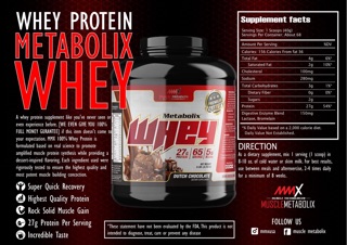 MUSCLE METABOLIX MMX Metabolix Whey Protein, 6 LB | Shopee Malaysia
