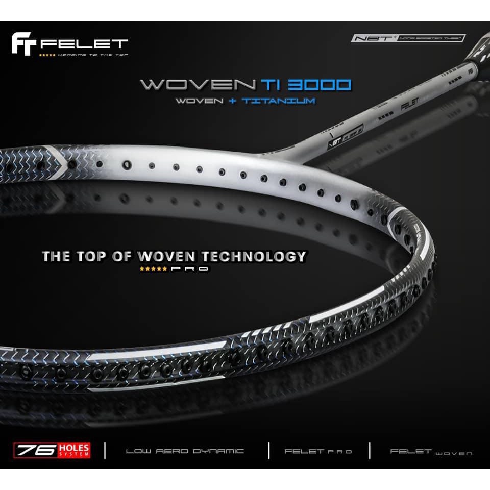 Felet Woven Ti 3000 High-end Racket Badminton Racket Racket Badminton ...