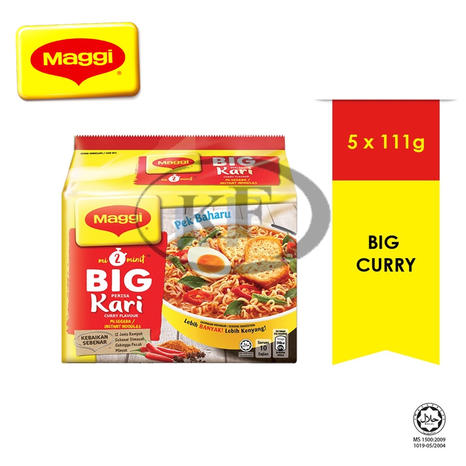 MAGGI BIG KARI 5X111G MAGGI BIG AYAM 5X108G MAGGI BIG TOM YAM 5X112G ...