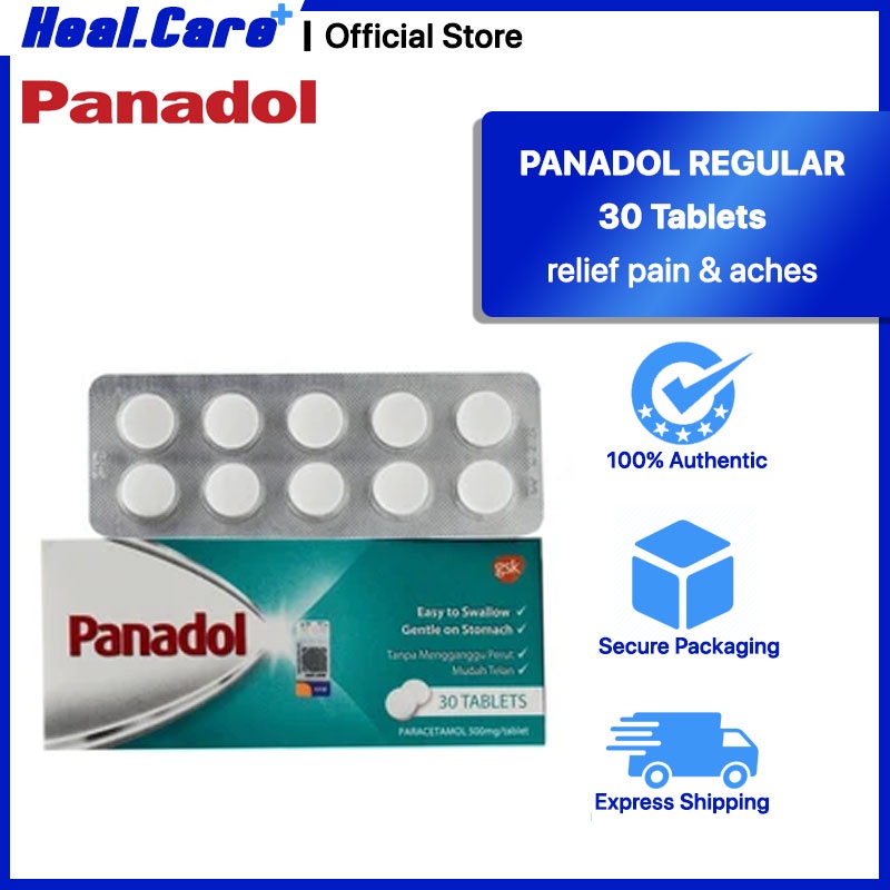 Panadol Regular 30 tablet | Shopee Malaysia