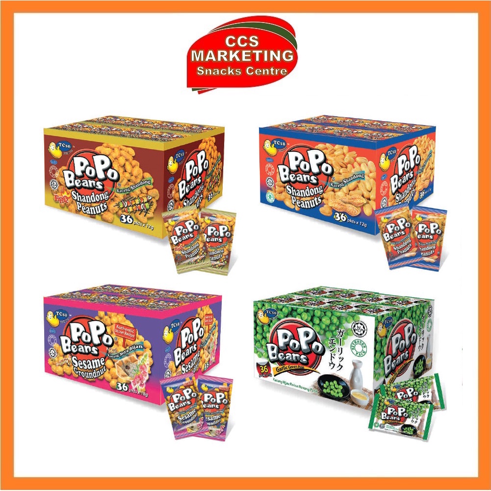 CCS TCSB Popo Beans Shandong Peanuts / Bbq / Sesame Groundnut / Garlic ...