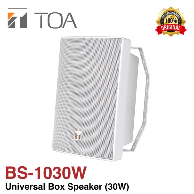 TOA High Performance Box Speaker 30 Watt (White) Original BS1030W | Shopee Malaysia