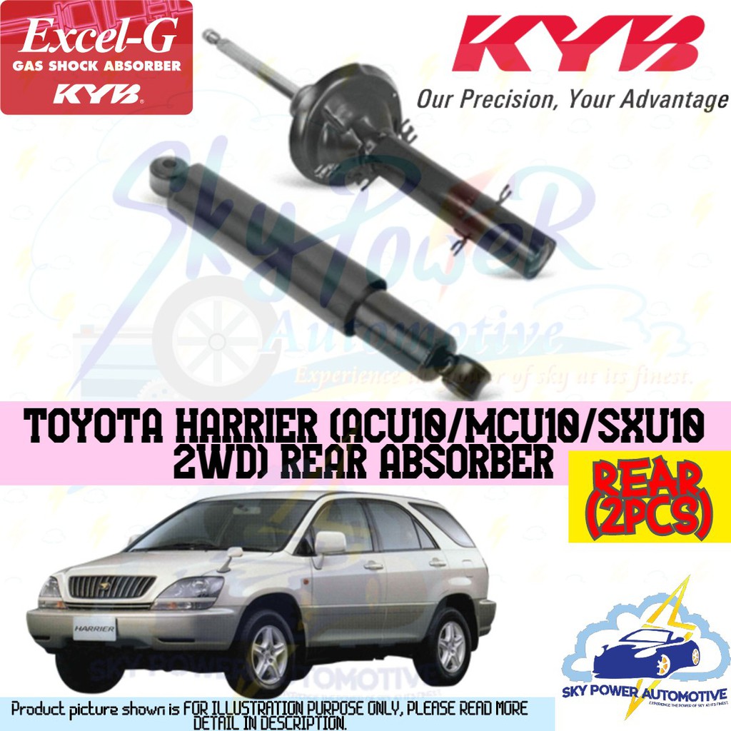 TOYOTA HARRIER (ACU10/MCU10/SXU10 2WD) (1997-2003) KAYABA (KYB) EXCEL-G ...