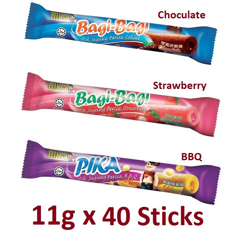 Corn Stick - Bagi-bagi Choculate / Bagi-bagi Strawberry / Pika BBQ (11g ...
