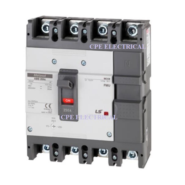 LS ABS204c Metasol 250AF 4P 37KA Molded Case Circuit Breaker MCCB Standard Type | Shopee Malaysia