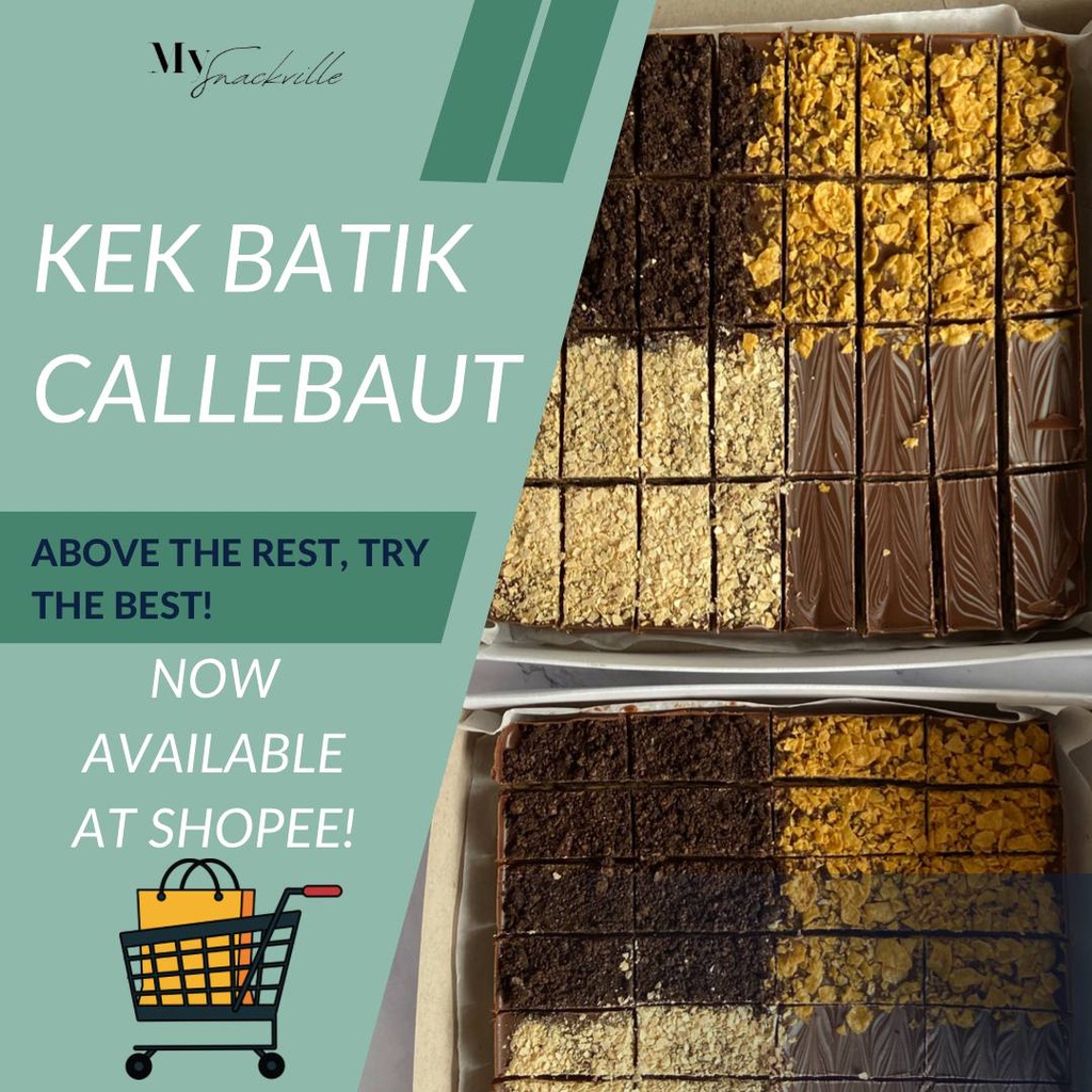 🔥 Kek Batik Callebaut 🔥 Pertama di Malaysia by Mysnackville 8 inch 32 ...