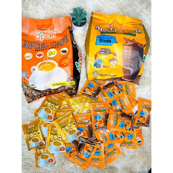 [READY STOCK] APCEL CAFE / APCEL COCO sachet KOPI BERHANTU VIRAL MURAH ...