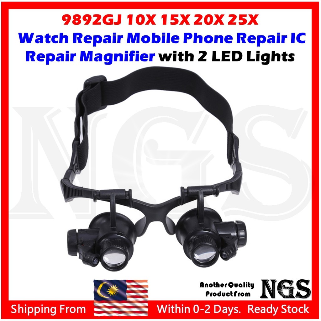 9892GJ 10X 15X 20X 25X Watch Repair Mobile Phone Repair IC Repair ...