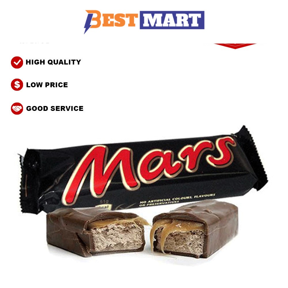 Mars Single Bar Chocolate (50 g) | Shopee Malaysia