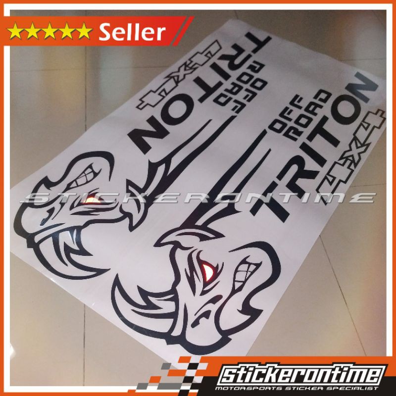 Mitsubishi Triton Car Body Sticker Evo Turbo 4x4 offroad | Shopee Malaysia