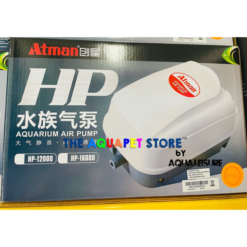 ATMAN HP12000 AIR PUMP 60W 110L/MIN | Shopee Malaysia