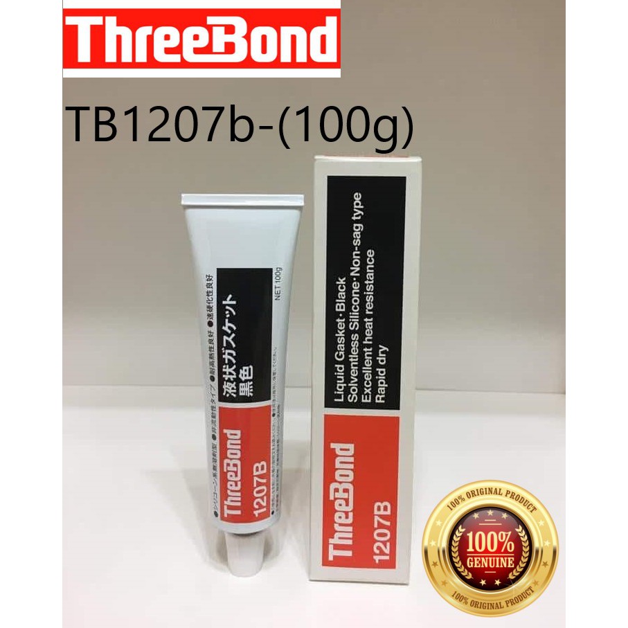 ThreeBond TB1207b Liquid Gasket Black Rapid Dry 1207b (100g) | Shopee ...