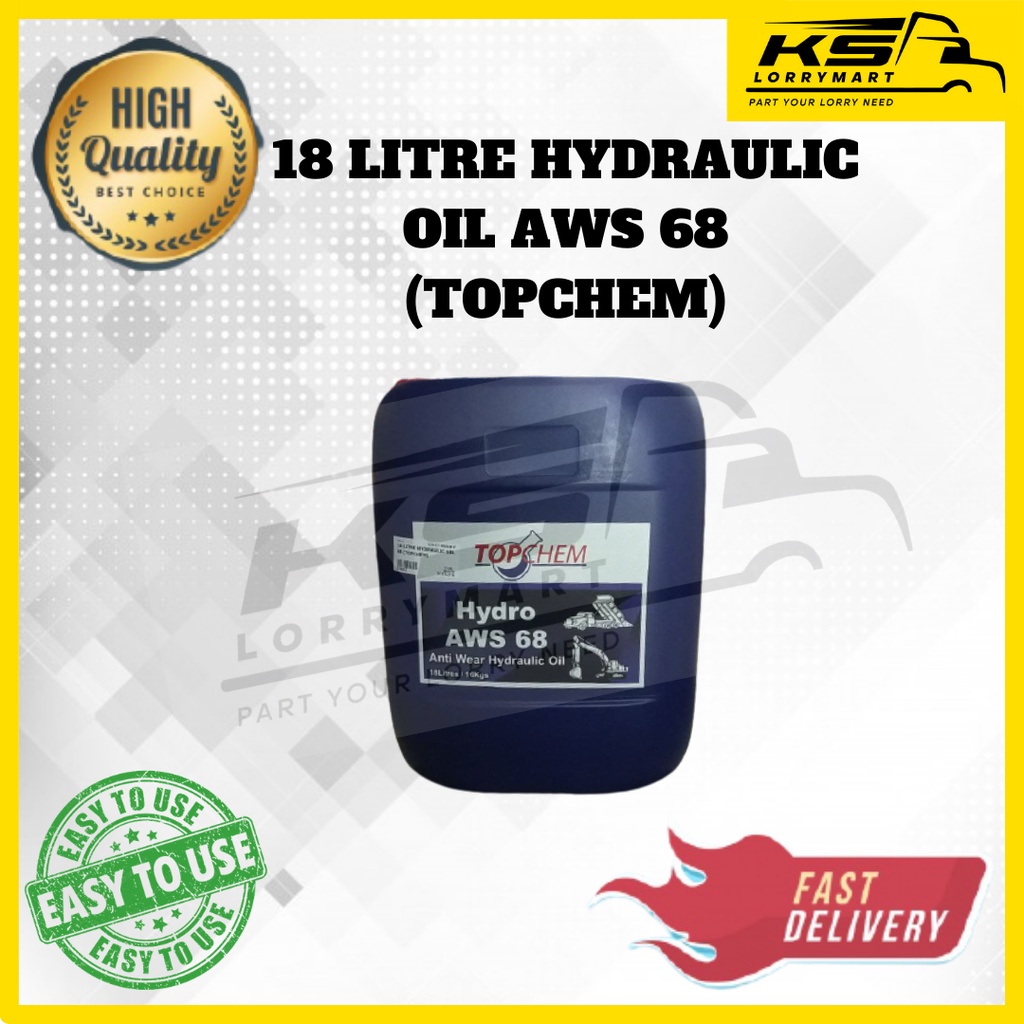 KS 18 LITRE HYDRAULIC OIL AWS 68 (TOPCHEM) | Shopee Malaysia