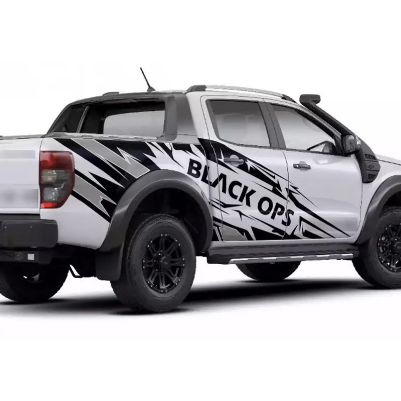 (Ready Stock)S254# 2pc 4x4 Toyota Hilux Car Body Vinyl Decal Sticker ...