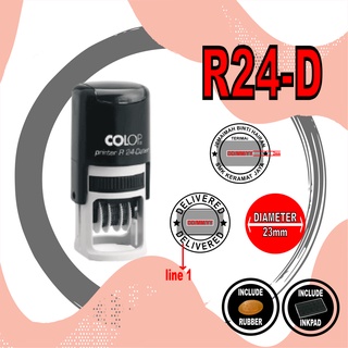 SELF-INK COP BULAT DATER COLOP | Shopee Malaysia