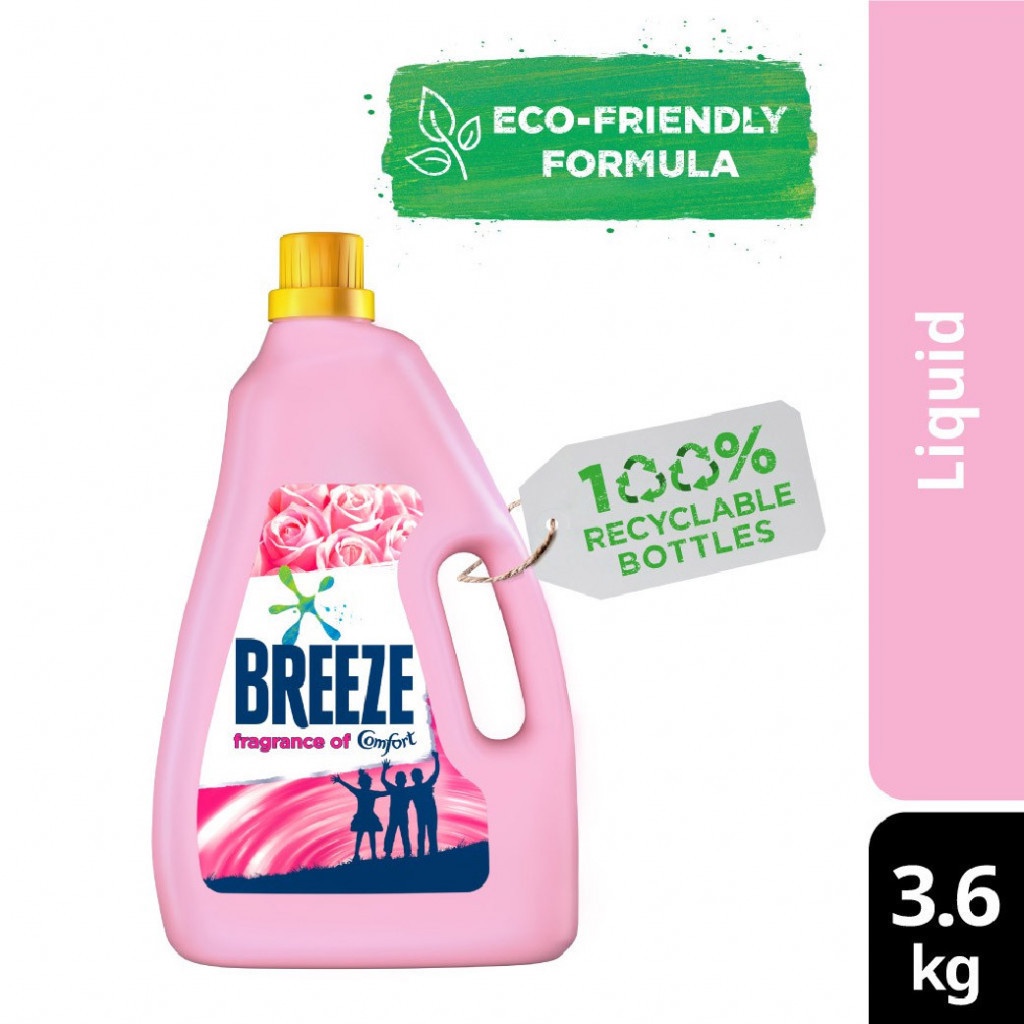 Breeze Liquid Detergent Comfort 3.6kg | Shopee Malaysia