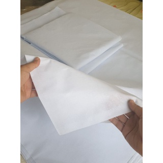 Kain Cotton Putih White Cloth Fabric Plain Kosong Ready Stock | Shopee ...