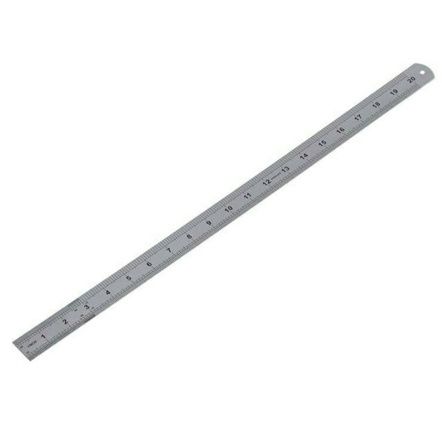 Steel / Metal Ruler / Pembaris Besi 30cm / 50cm | Shopee Malaysia