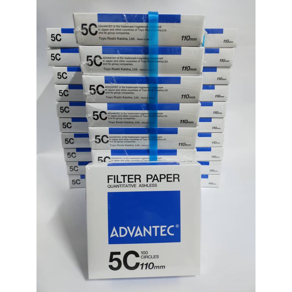 Advantec Filter Paper 5C 100 circles 110mm | Shopee Malaysia