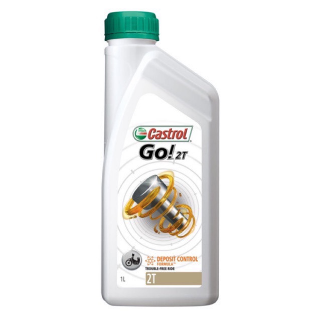 (NEW STOCK) (100% ORIGINAL ) CASTROL GO! 2T - 1L | Shopee Malaysia