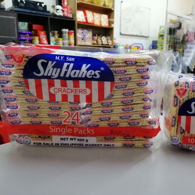 SKY FLAKES CRACKERS 24 SINGLE PACKS | Shopee Malaysia