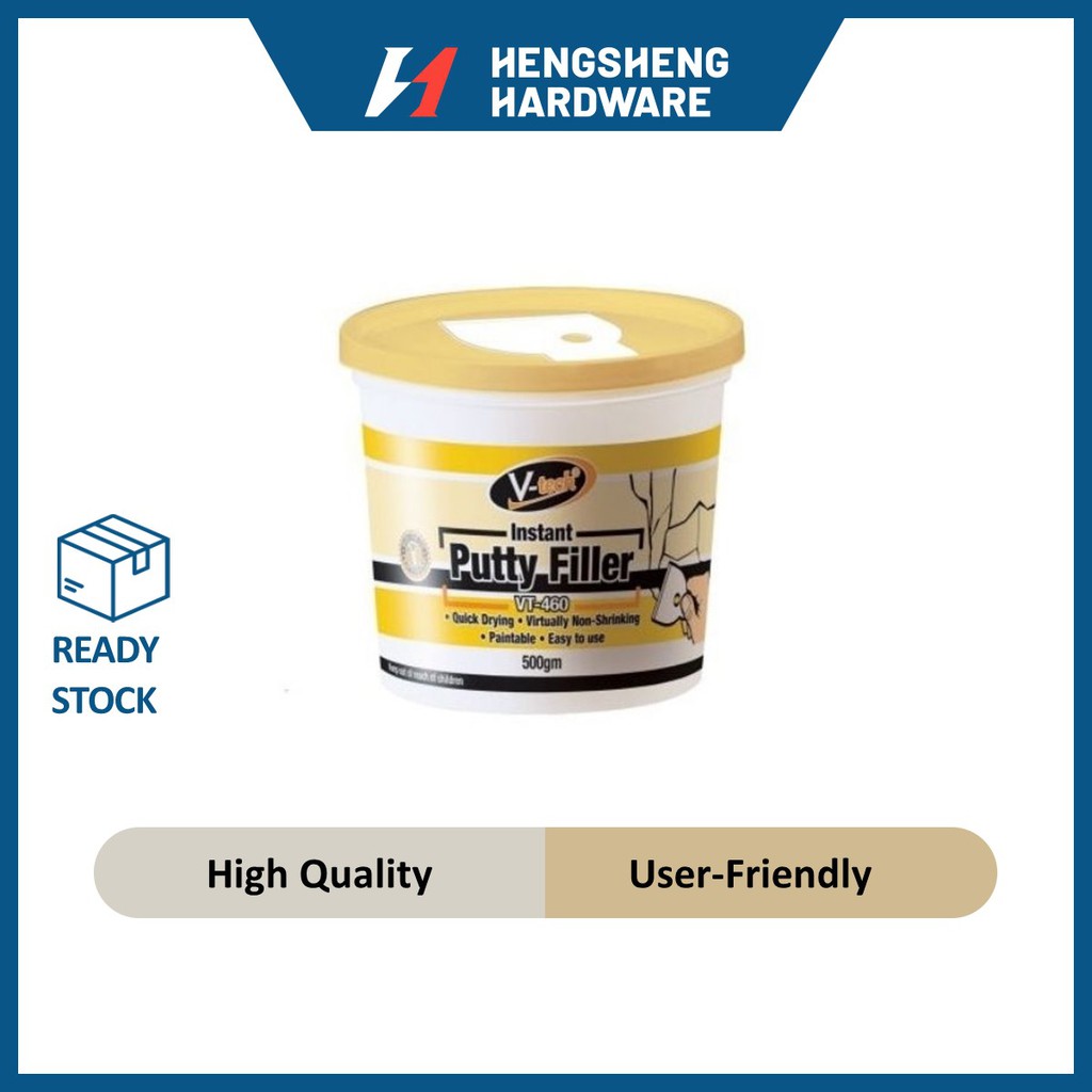 V-TECH VT-460 Instant Putty Filler Wall Filler / Wall Filler Tampal ...