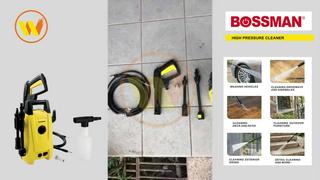 BOSSMAN BPC-117 WATER JET HIGH PRESSURE CLEANER WASHER 1400W 110BAR ...