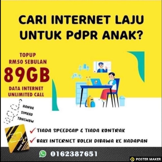 sim kad tonewow viral!!! internet kelajuan tinggi dengan harga murah ...
