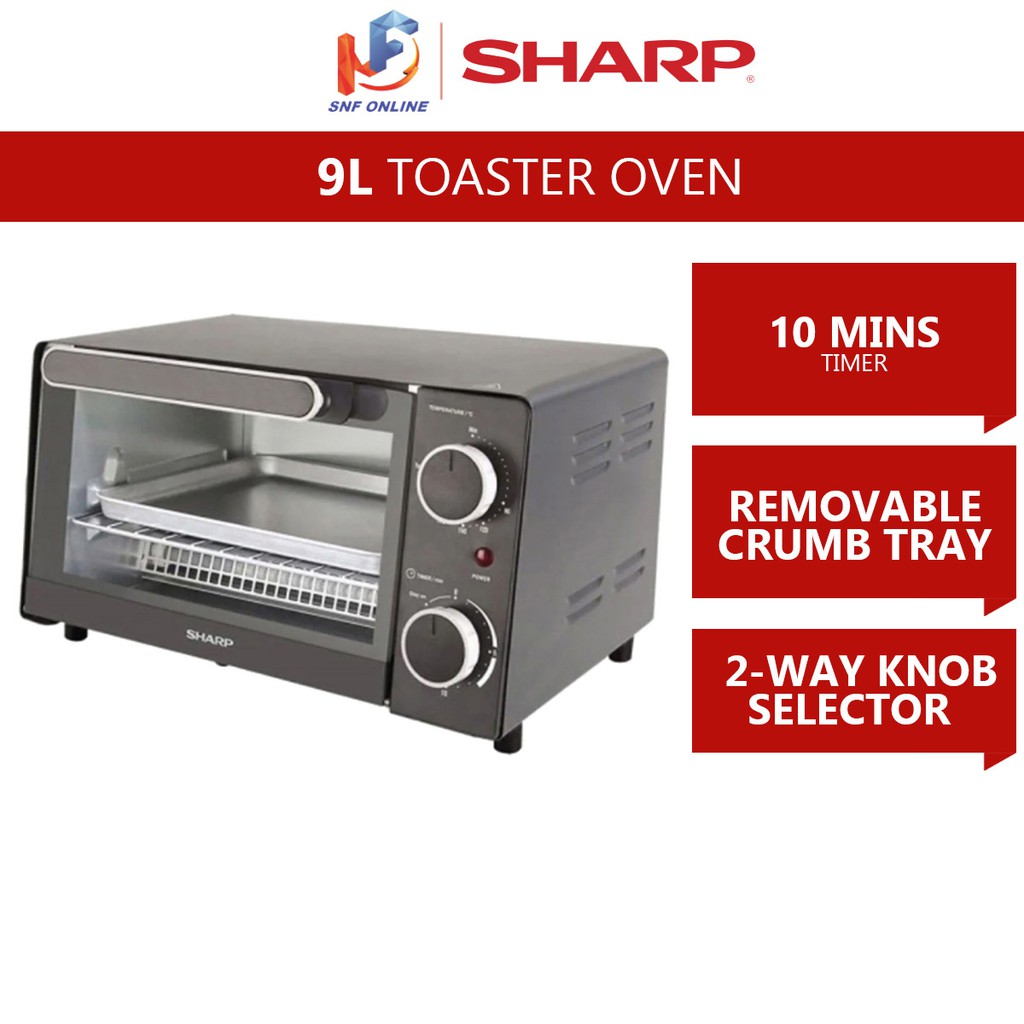 Sharp Electric Oven Toaster (9 L) EO9MTBK EO-9MTBK | Shopee Malaysia