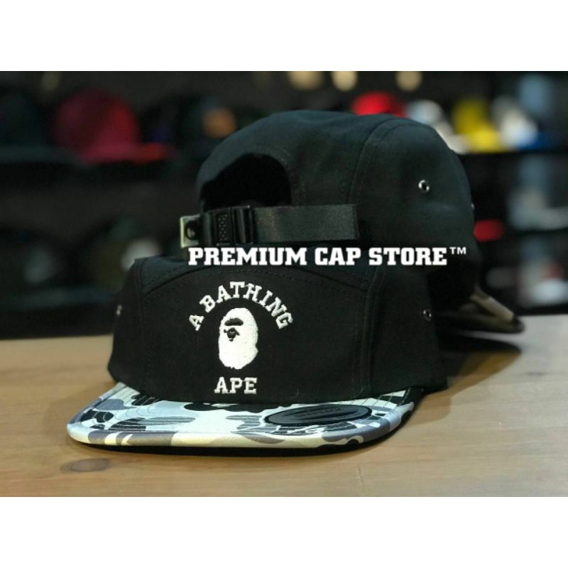Men 5 Panel Cap Camp Hat Topi 5 Panel Lelaki Dewasa A BATHING APE BAPE ...