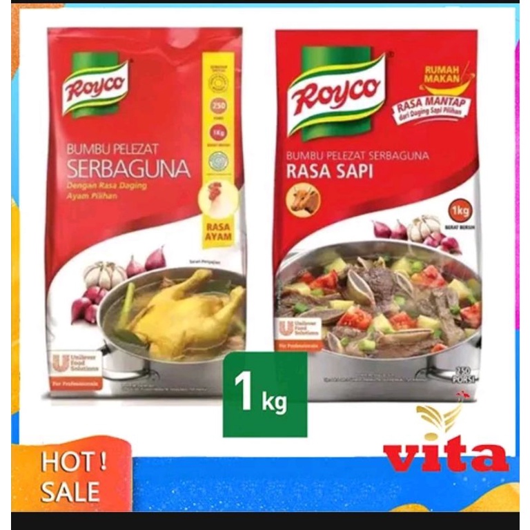 Royco 1 kg Perisa Ayam Dan Daging Lembu | Shopee Malaysia