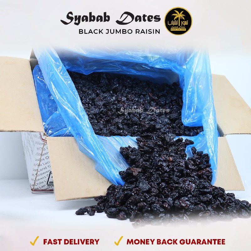 New!! Syabab Dates Borong Kismis Black Jumbo 5kg/Ctn | Shopee Malaysia