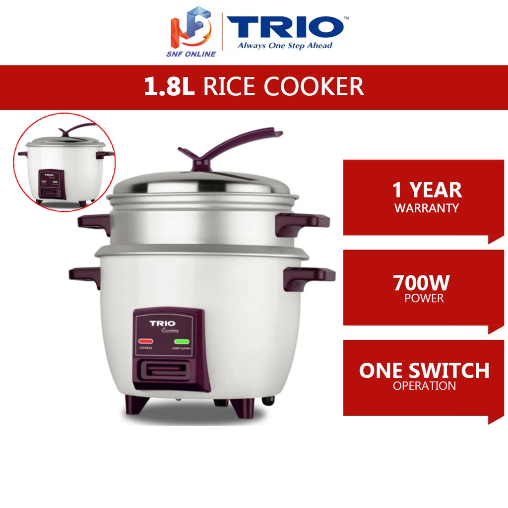Trio Rice Cooker (1.8 L) TRC-1803 TRC1803 | Shopee Malaysia