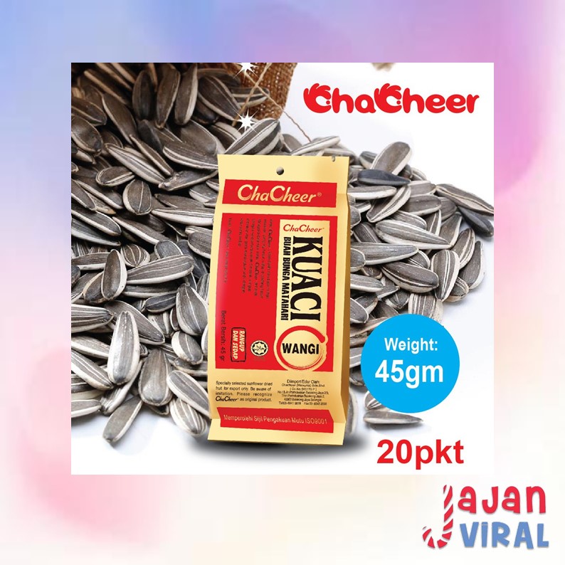 [HALAL] CHACHEER KUACI SUNFLOWER SEEDS | Shopee Malaysia