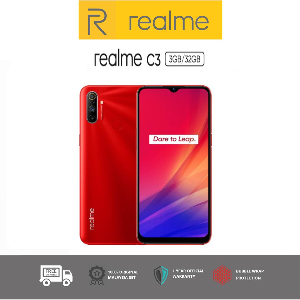 Realme C3 3+32GB ORIGINAL REALME MALAYSIA PRODUCT 1 YEAR WARRANTY ...