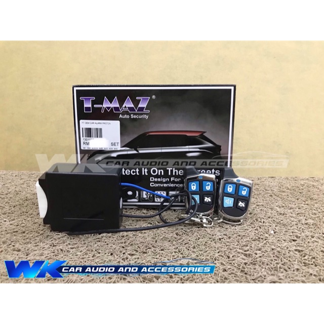 Proton oem alarm for saga blm,saga fl,waja,wira,persona old plug and ...