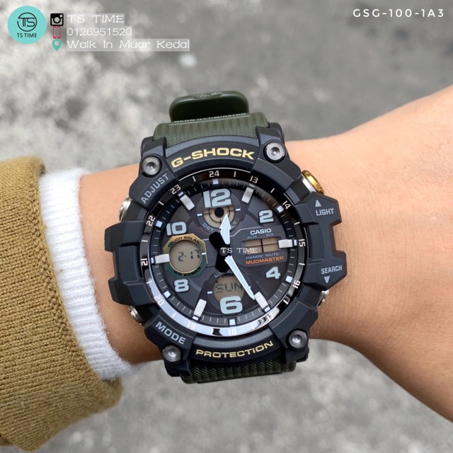G Shock 100% Authentic Watch Mudmaster GSG-100 / GSG-100-1A3 | Shopee ...