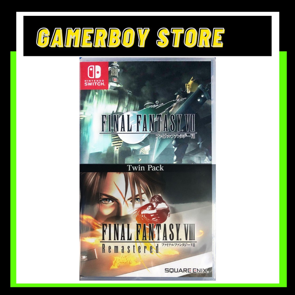 Nintendo Switch Final Fantasy VII & Final Fantasy VIII Remastered Twin ...