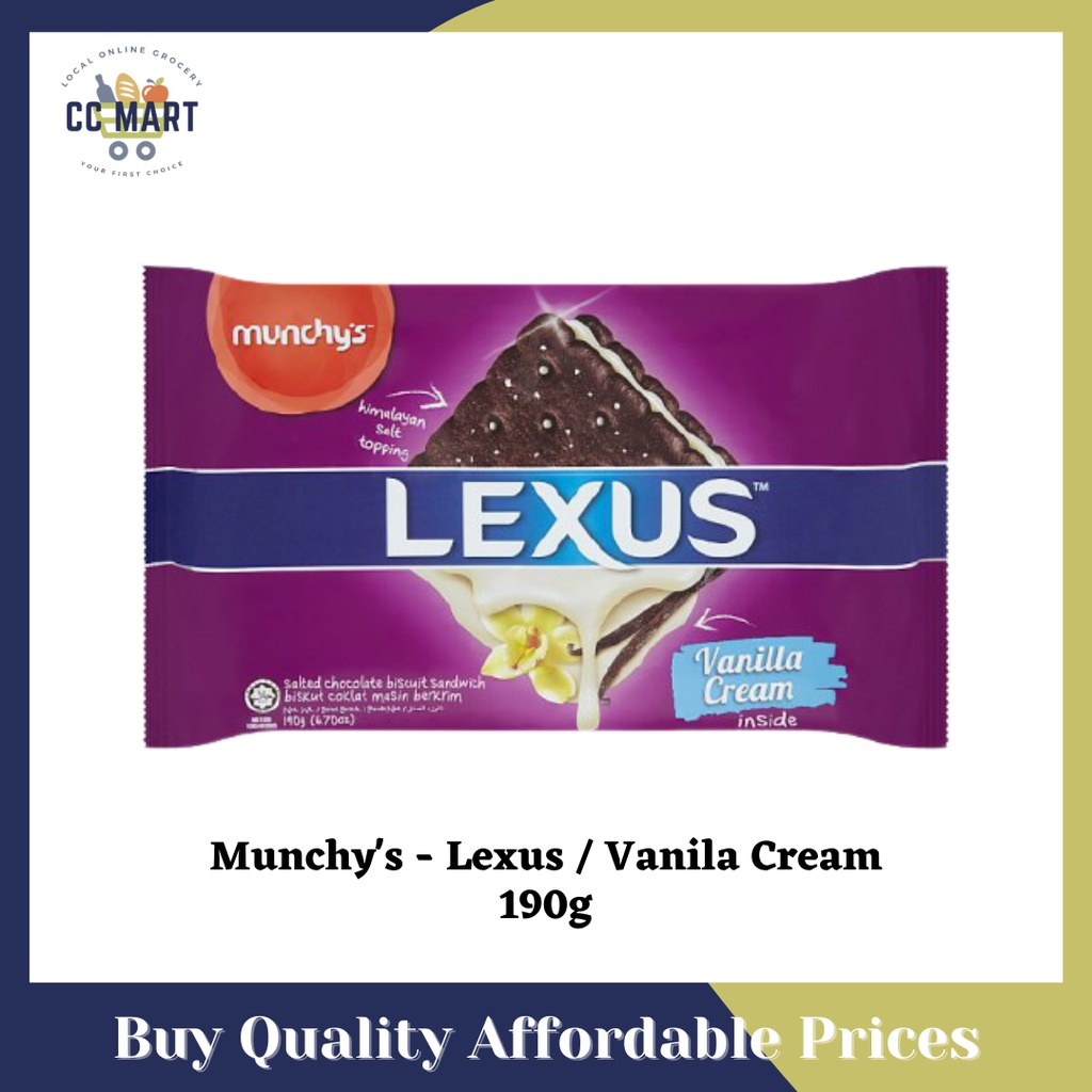 Munchy's - Lexus / Vanila Cream ( 190g ) | Shopee Malaysia
