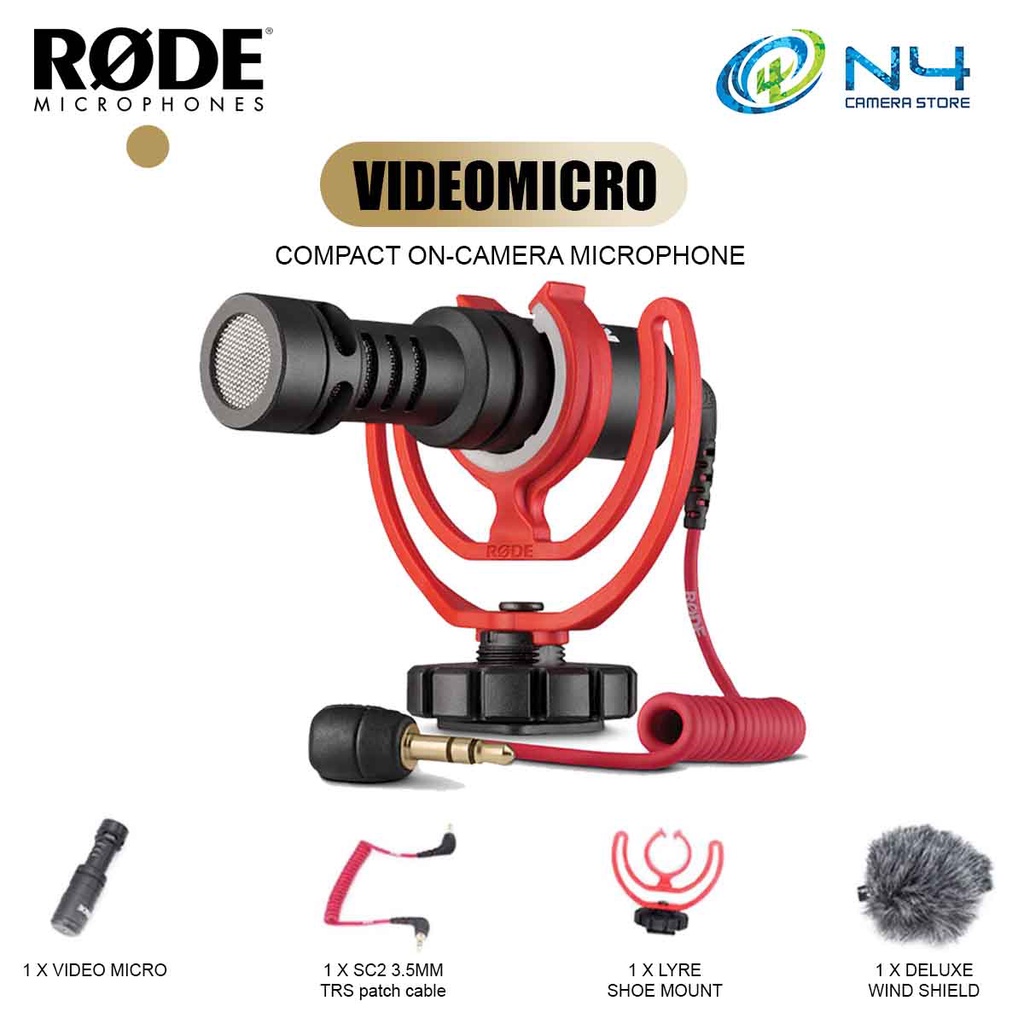 Rode Video Micro Compact / Rode VideoMic Micro Compact On Camera ...