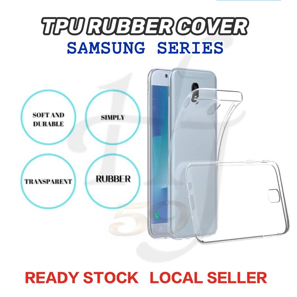 SAMSUNG SERIES Clear Transparent Soft TPU RUBBER Case [ READY STOCK ...