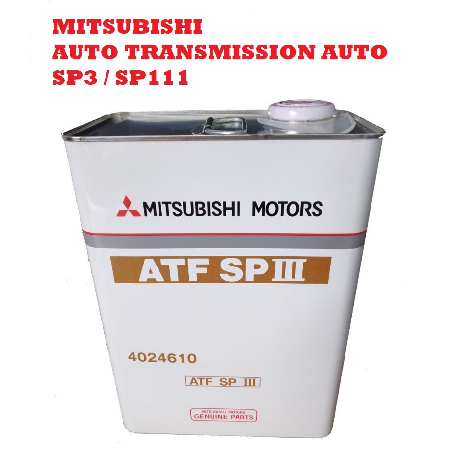 Mitsubishi ATF SP3 SP III Automatic Transmission Fluid 4 Litres ...