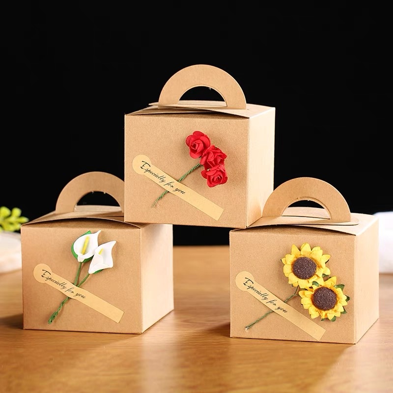 brown gift box Christmas gift box 褐色礼盒 圣诞礼盒 | Shopee Malaysia