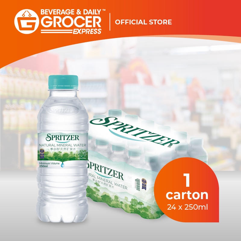 Spritzer Mineral Water - Shrink Pack ( 24 x 250ml) 1 Carton | Shopee Malaysia