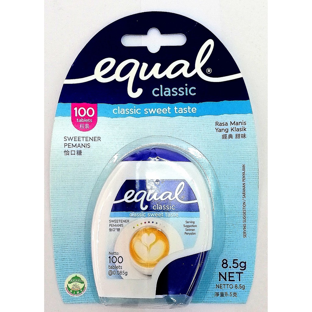 Equal Classic Sweetener Tablets 100s/300s [EXP:1/25] | Shopee Malaysia