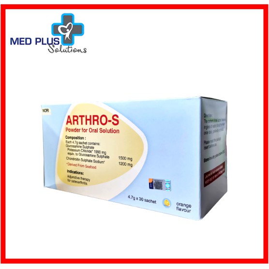 Arthro-S 4.7g x 30's Orange Flavoured sachets (Exp:11/2024) | Shopee ...