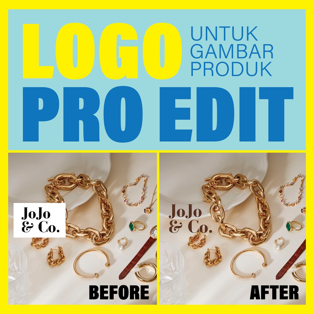 Logo Edit untuk Gambar Produk / Logo Watermark/ Logo Pro Edit | Shopee ...