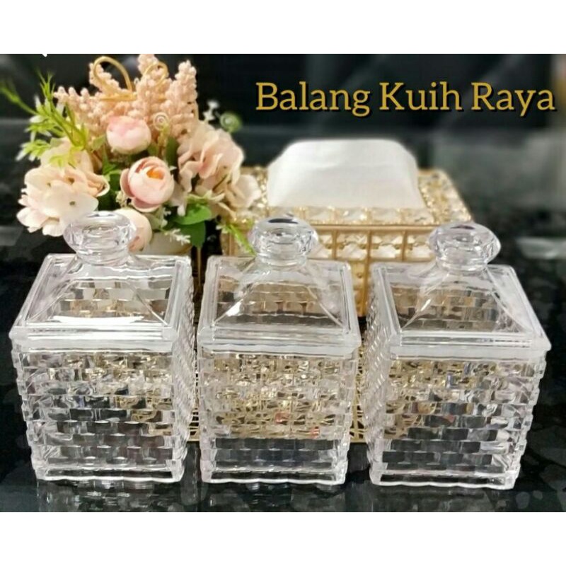 Balang Bekas Kuih Raya Giacomo 100% ORIGINAL! (1Set = 3Pcs) | Shopee ...
