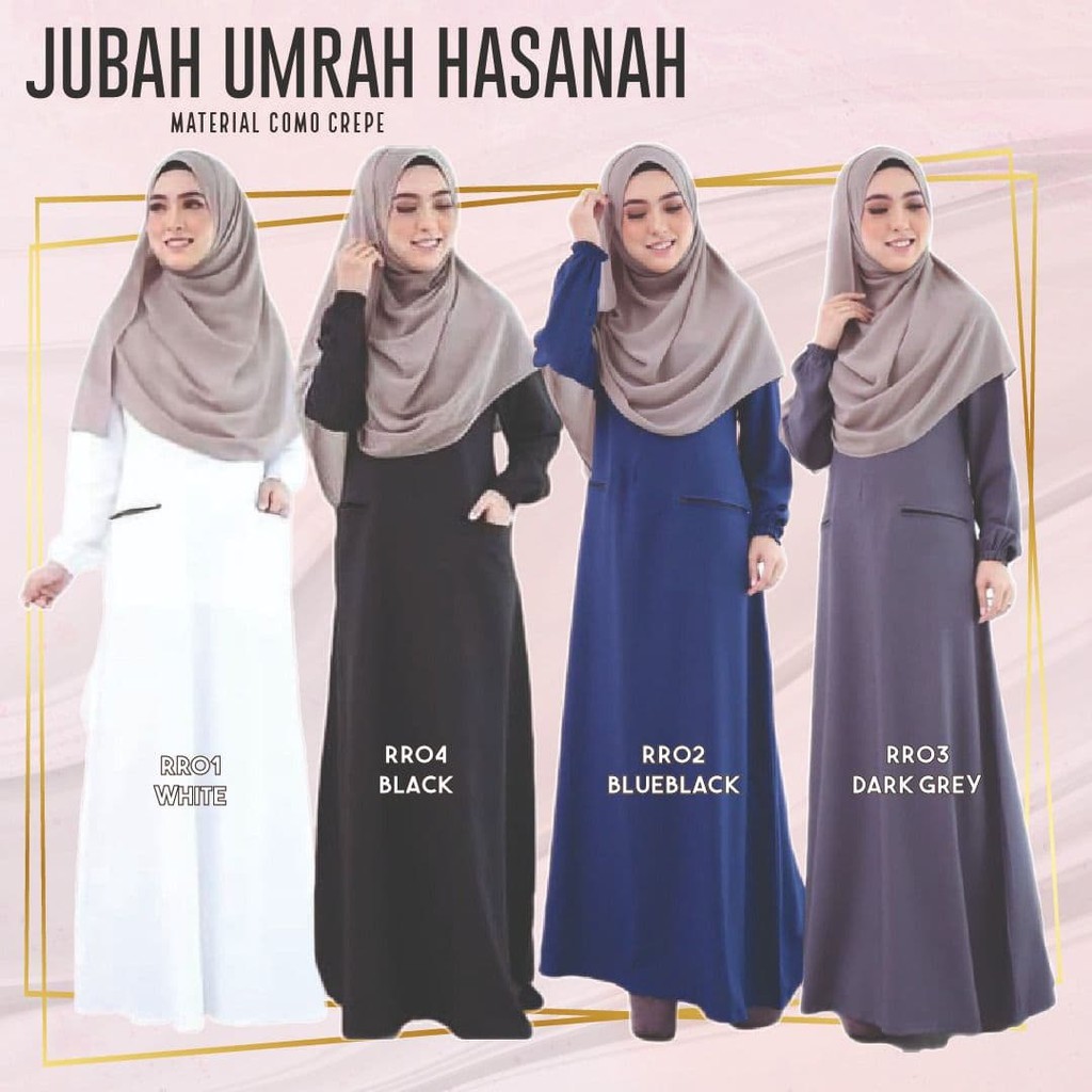 PROMOSI 2-15 JUN JUBAH UMRAH HASANAH BY ABAYA SIGADIS | Shopee Malaysia