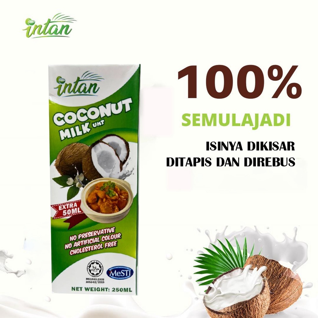 INTAN SANTAN KELAPA UHT 250ML | Shopee Malaysia